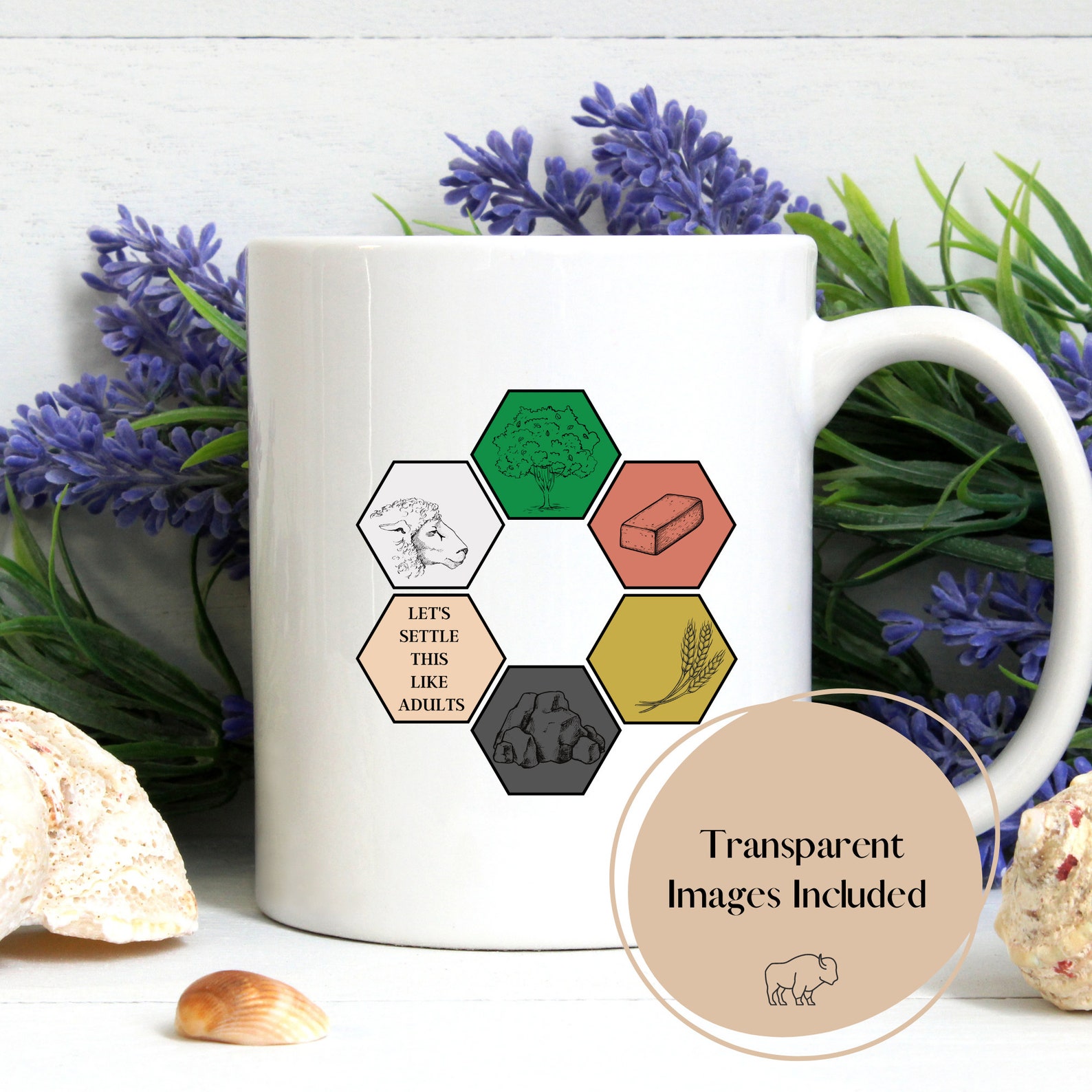 Printable Catan "let's Settle This Like Adults" Graphic. Catan Board ...