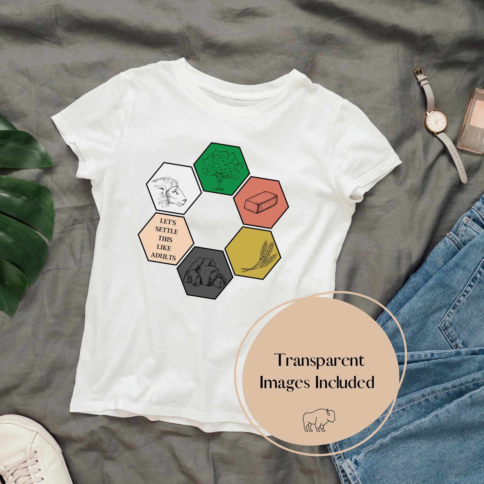 Printable Catan "let's Settle This Like Adults" Graphic. Catan Board ...