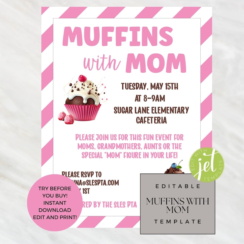 Muffins With Mom - Etsy