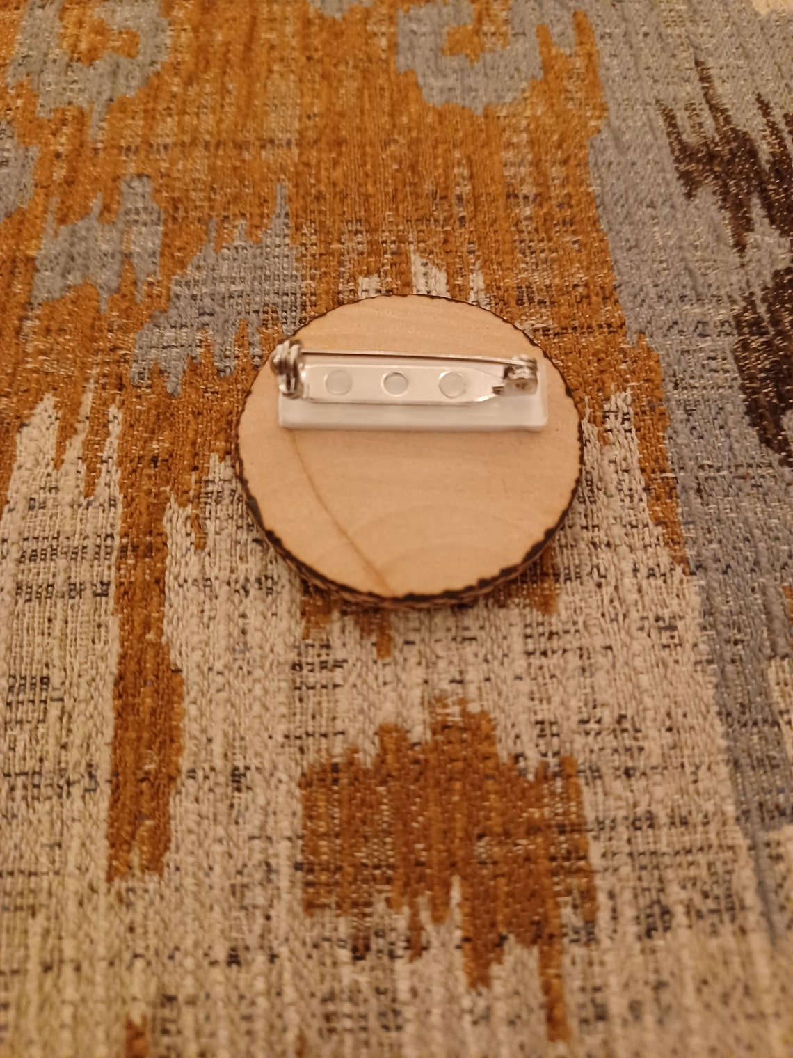 Custom Wooden Brooch: Hand-crafted Wood Burning of Your Favorite Quote ...