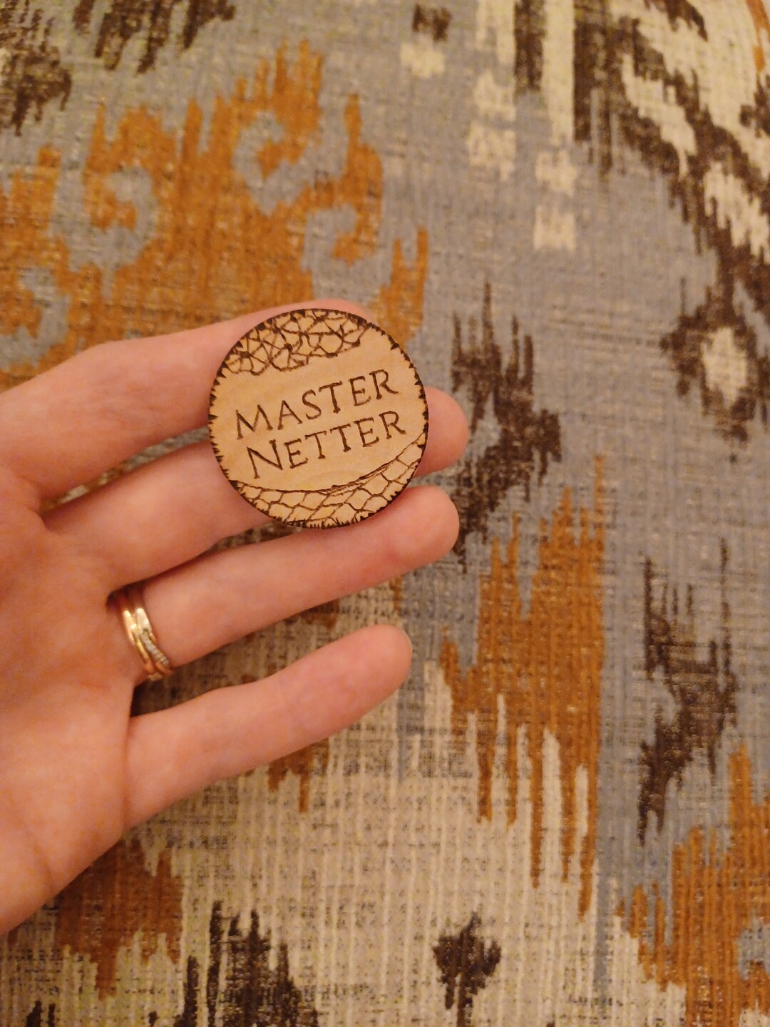 Commemorative Coin/pocket Token: Keepsake Wood Burning of Custom Text ...
