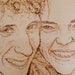 Custom Portrait Pyrography Wood Burned Photo Wedding, Anniversary ...
