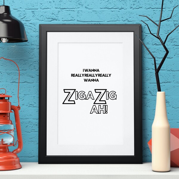 Zig Zig Ah Spice Girls Digital Print - Etsy