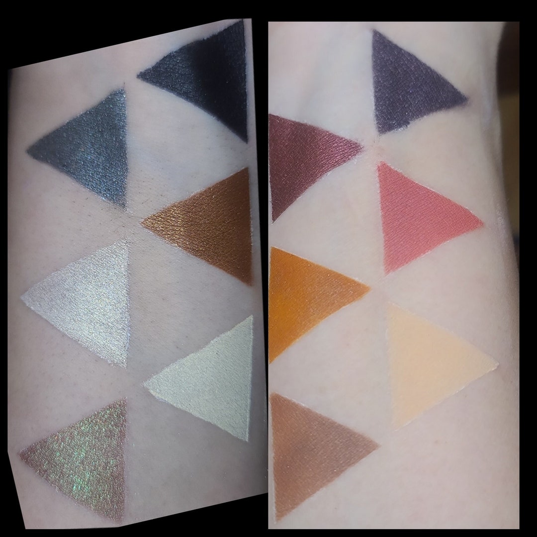 12 Colors Shadows Palette eyes Face and Lips SAPODILLA - Etsy