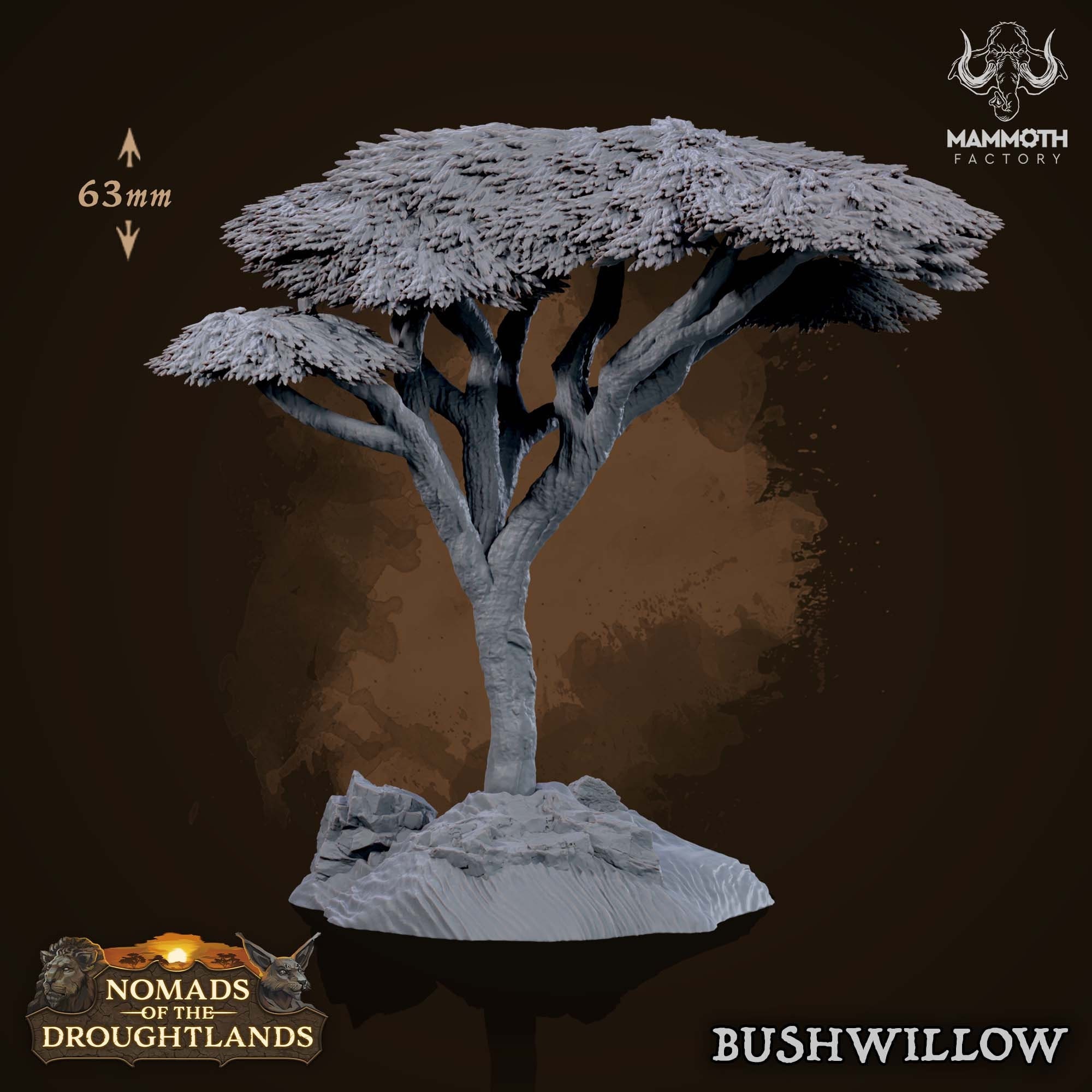 Bushwillow Tree 8k Resin Terrain Mammoth Factory Nomads of the ...