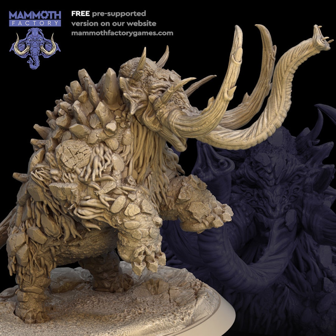 Ammaroth the Unstoppable - 8k Resin Miniature - Mammoth Factory - Etsy