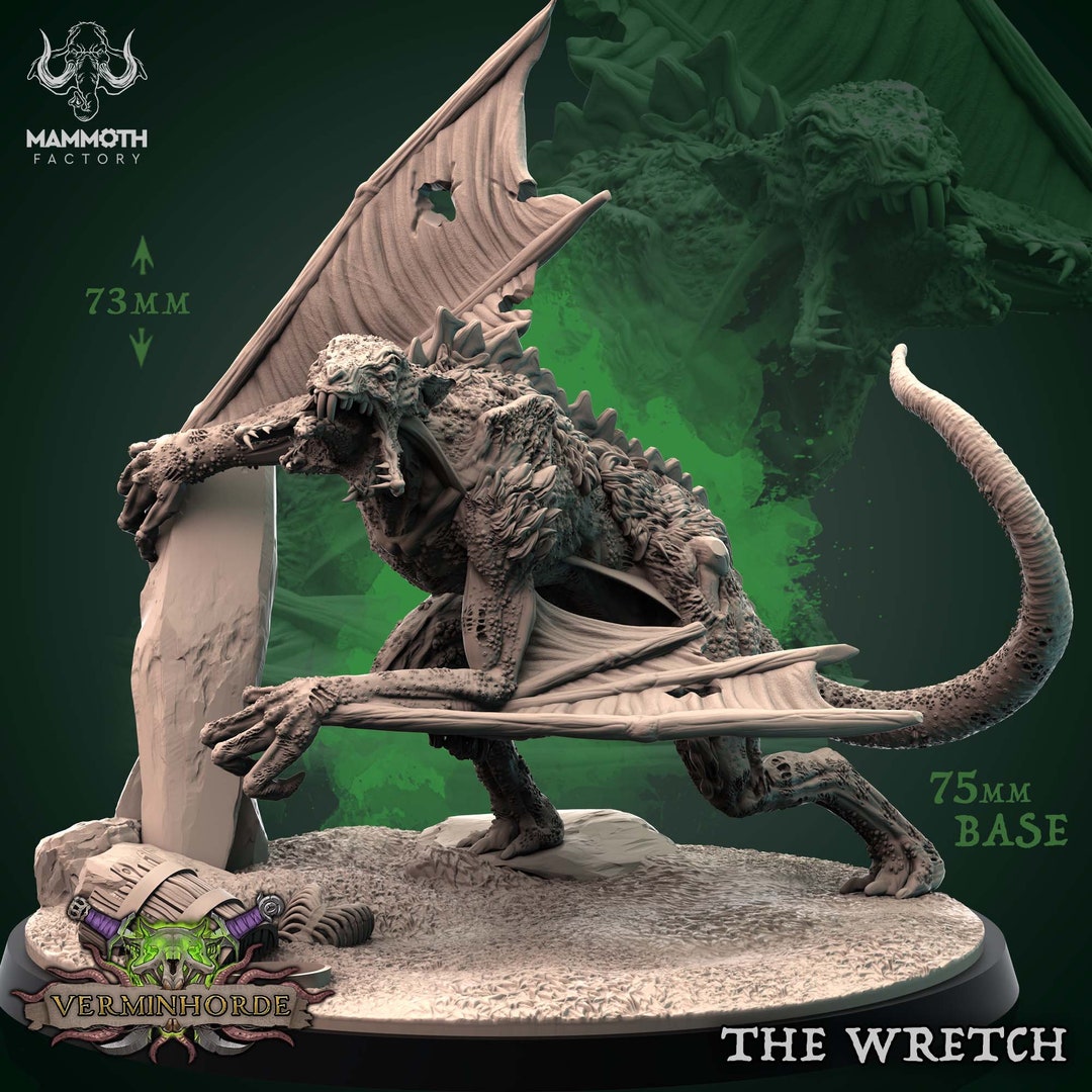 The Wretch - 8k Resin Miniature - Mammoth Factory - Verminhorde - Etsy