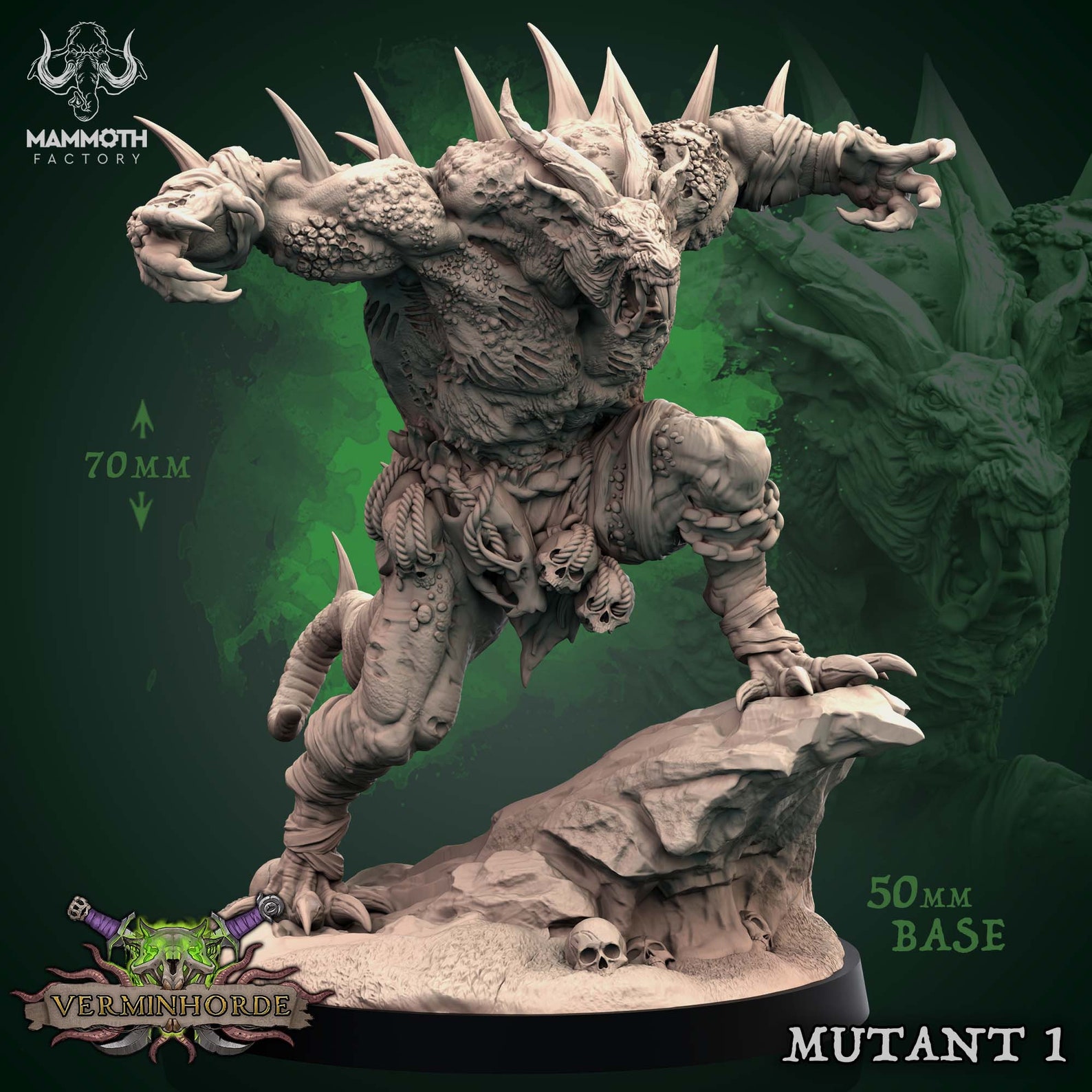 Vreek Mutants - 8k Resin Miniature - Mammoth Factory - Verminhorde - Etsy