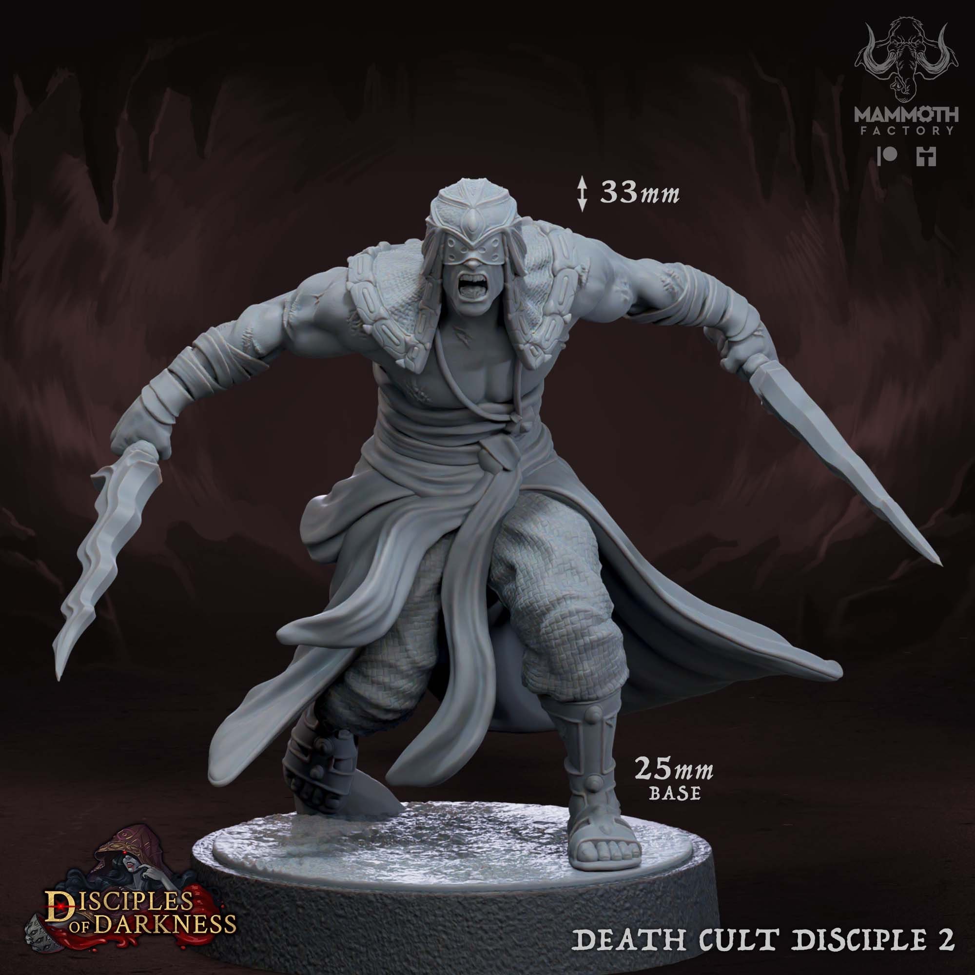 Death-cult Disciples - 8k Resin Miniature - Mammoth Factory - Disciples ...