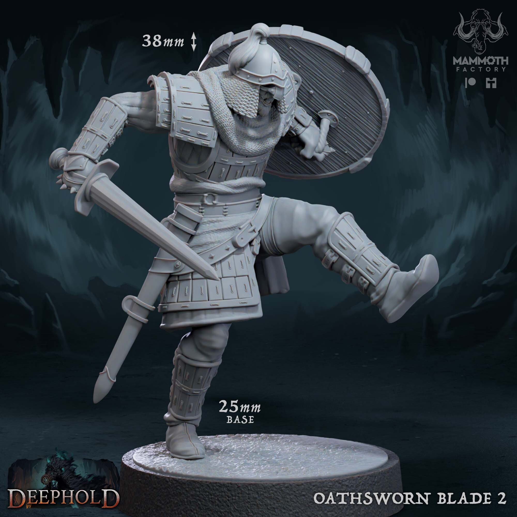 Oathsworn Blades - 8k Resin Miniature - Mammoth Factory - Deephold - Etsy
