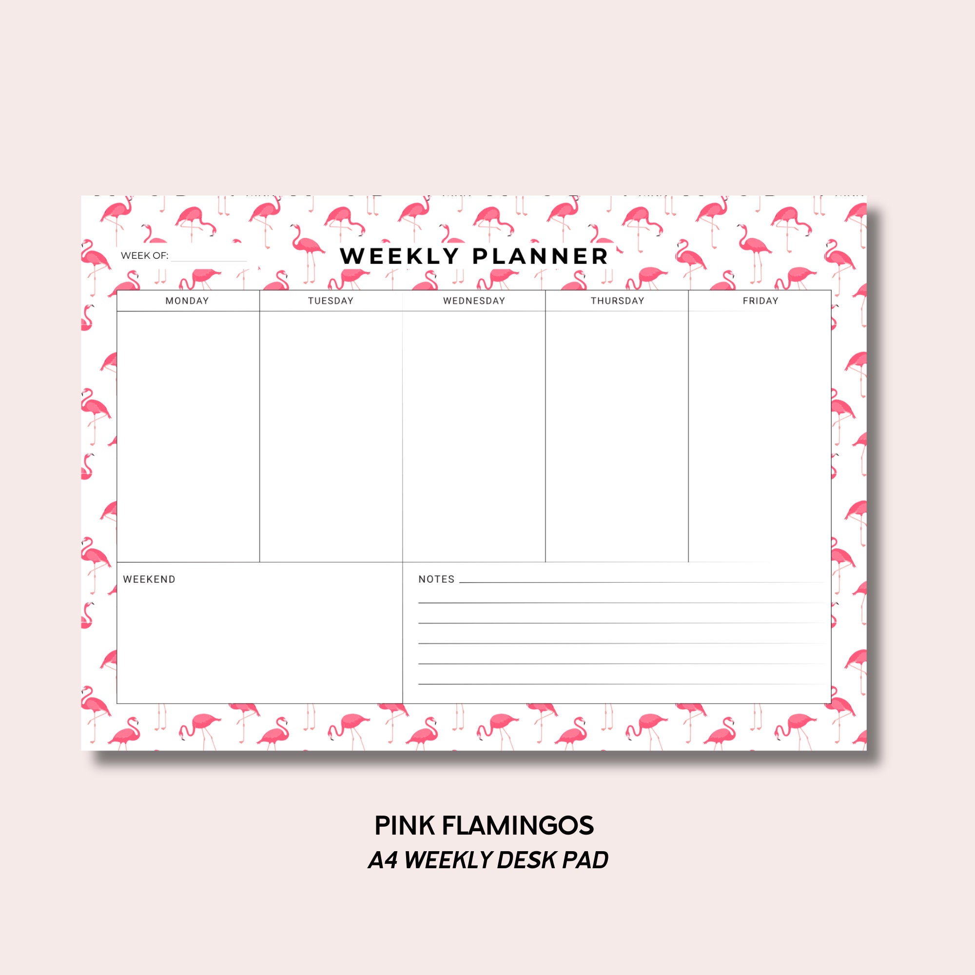 D7 Size To-do List Notepad 50 Tear off Sheets Desk Planner Jotter to Do ...