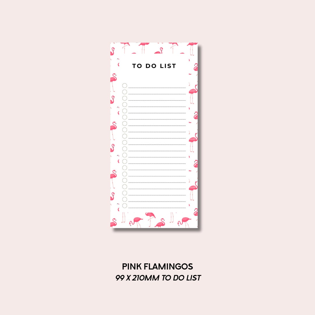 D7 Size To-do List Notepad 50 Tear off Sheets Desk Planner Jotter to Do ...
