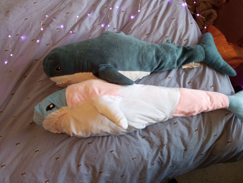 Blahaj Custom Handmade 1m Long Trans Pride Flag Shark - Etsy