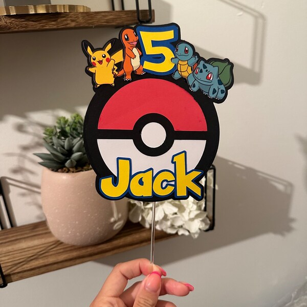 Pikachu Cake Topper - Etsy