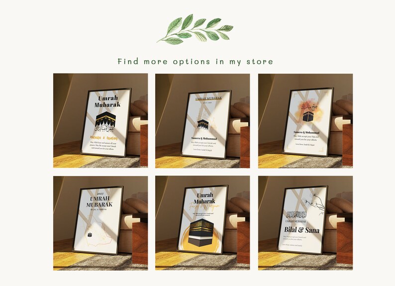 Personalised Hajj Card Printable | Digital Islamic Gift for Haj Return ...