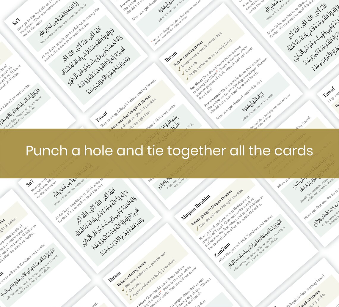 Umrah Guide | How to Perform Umrah | Umrah Dua Card Printable Omrah ...