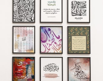 Arabic Calligraphy Custom Name Moalla Font Style Printable - Etsy