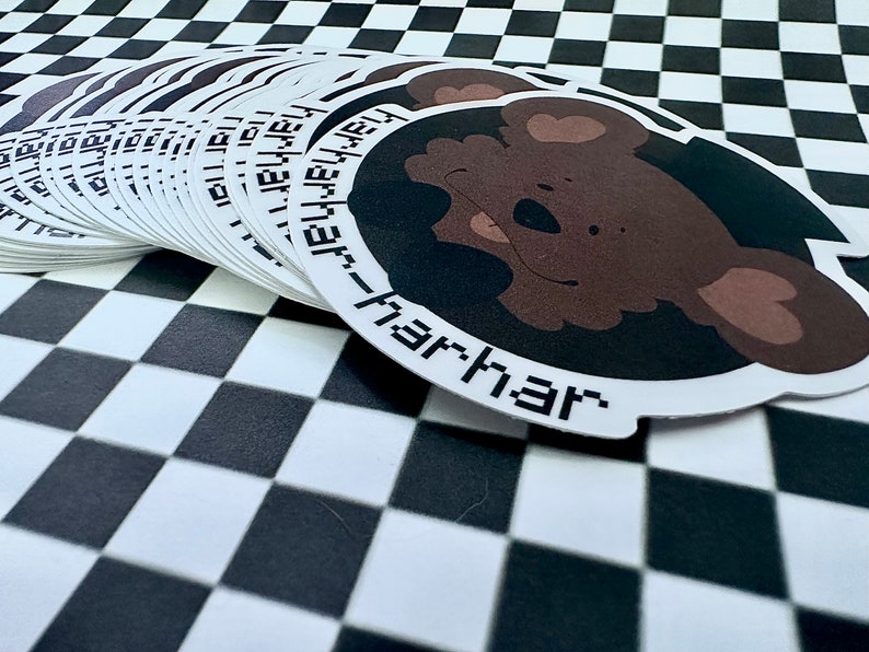 Freddy Fazbear Har Har Har Har Har Vinyl Sticker FNAF - Etsy