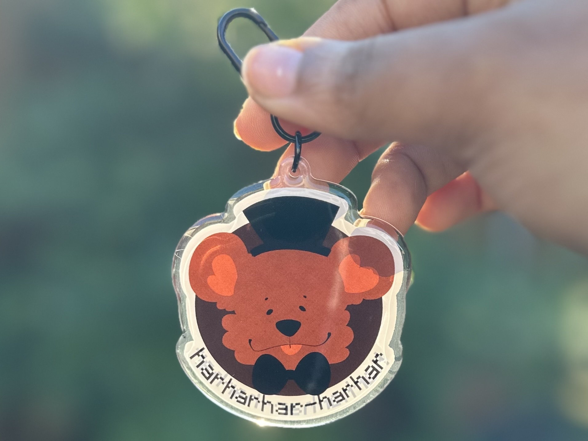 Freddy Fazbear Har Har Har Har Har Vinyl 2.5 Inch Epoxy Coated Acrylic ...