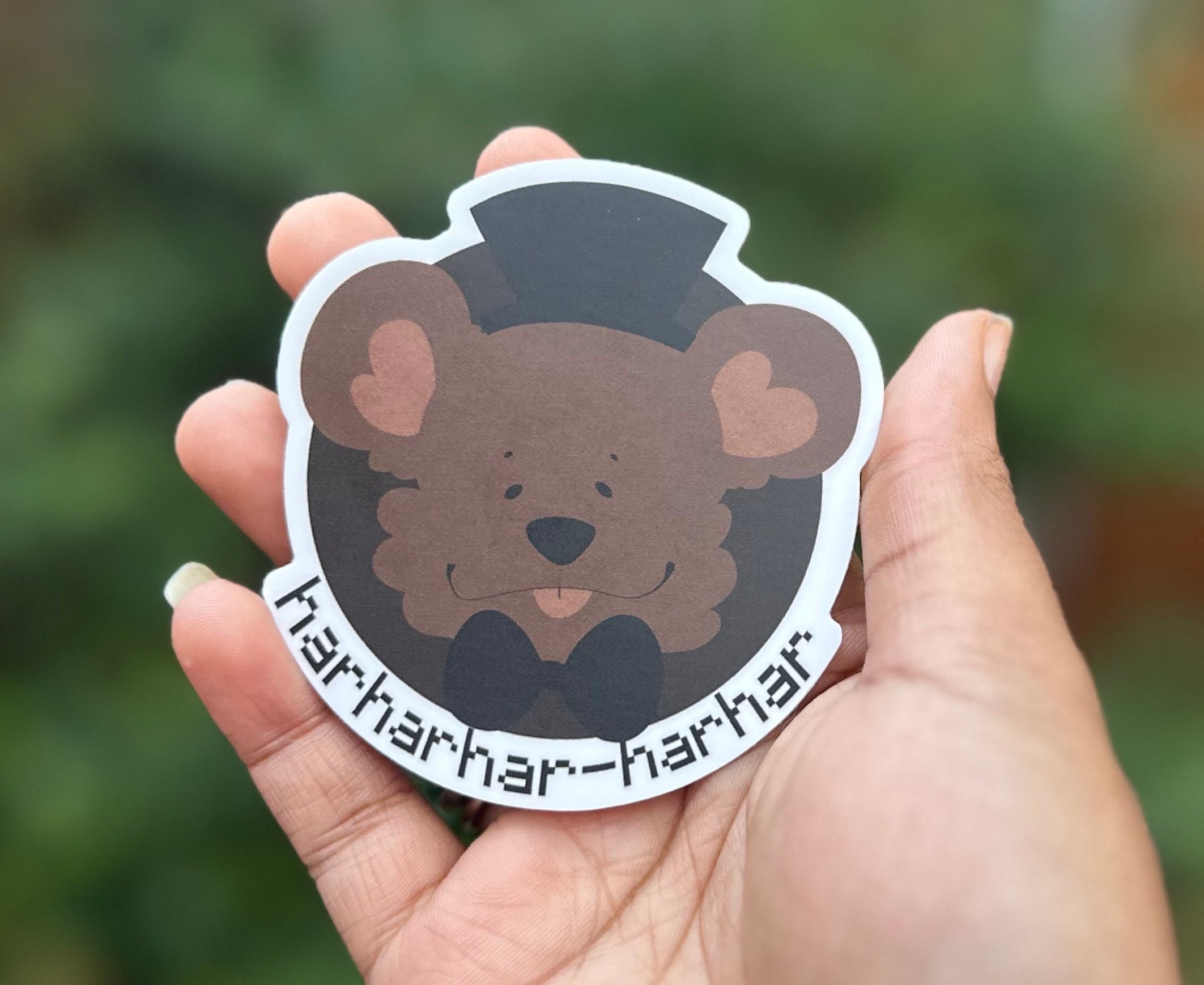 Freddy Fazbear Har Har Har Har Har Vinyl Sticker FNAF - Etsy