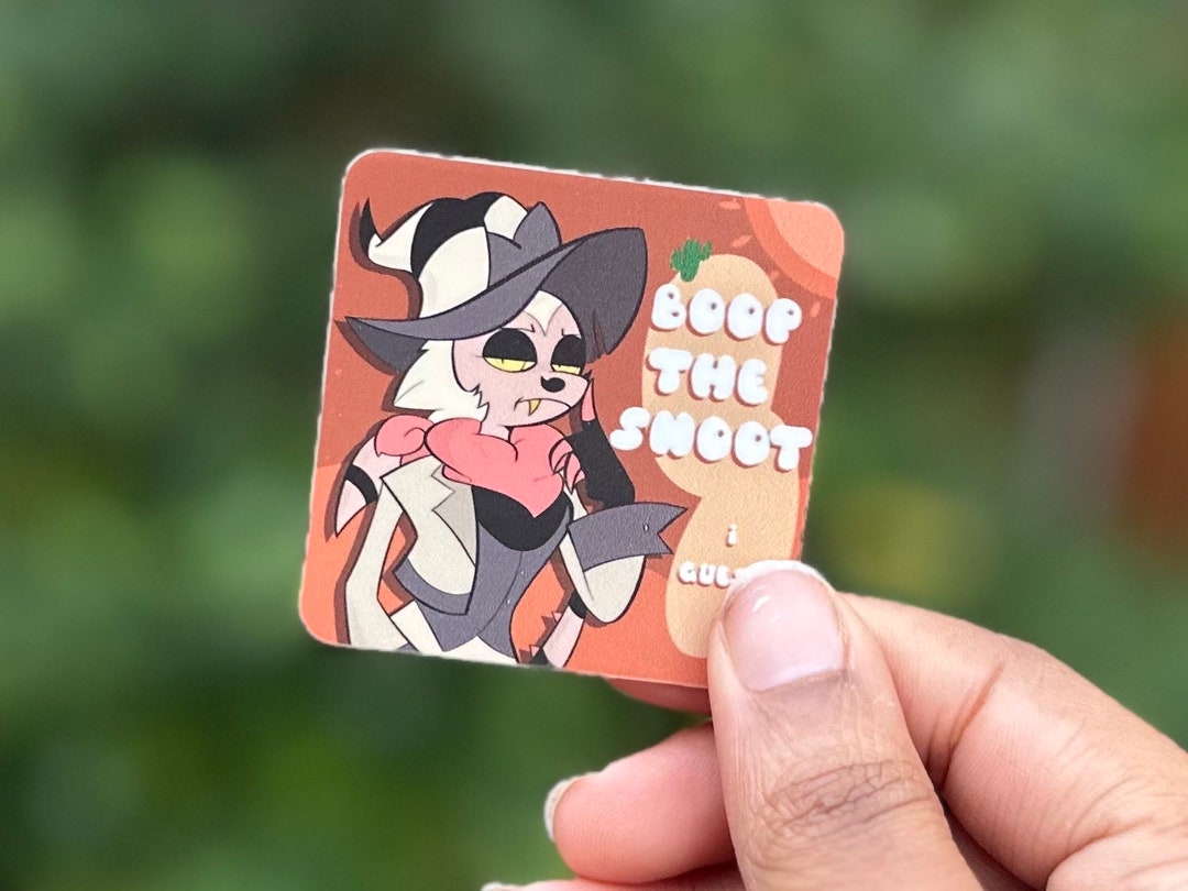 Striker Boop the Snoot Vinyl Sticker Helluva Boss - Etsy UK