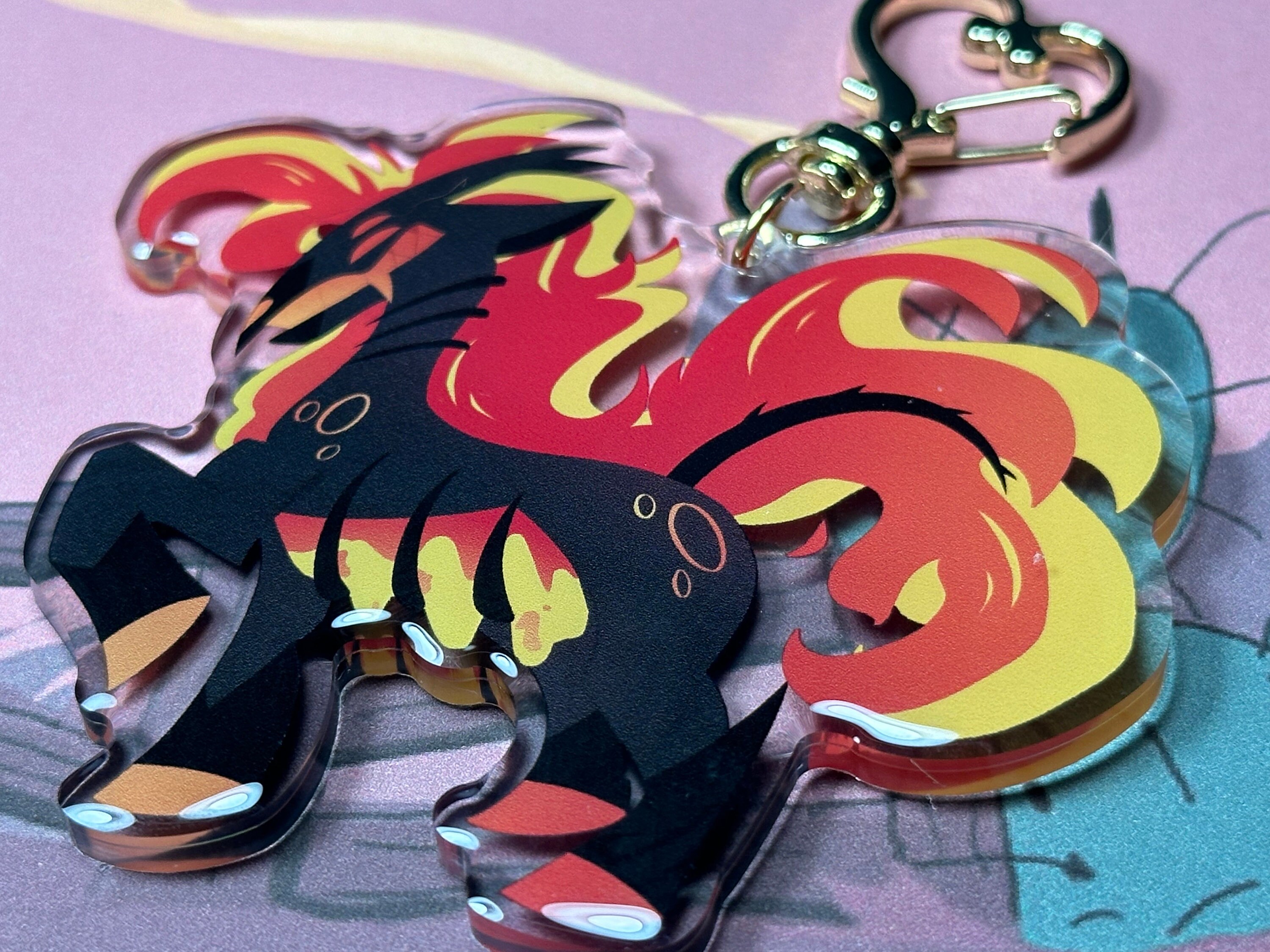 Striker Horse Bombproof Acrylic Keychain Helluva Boss Hazbin - Etsy UK