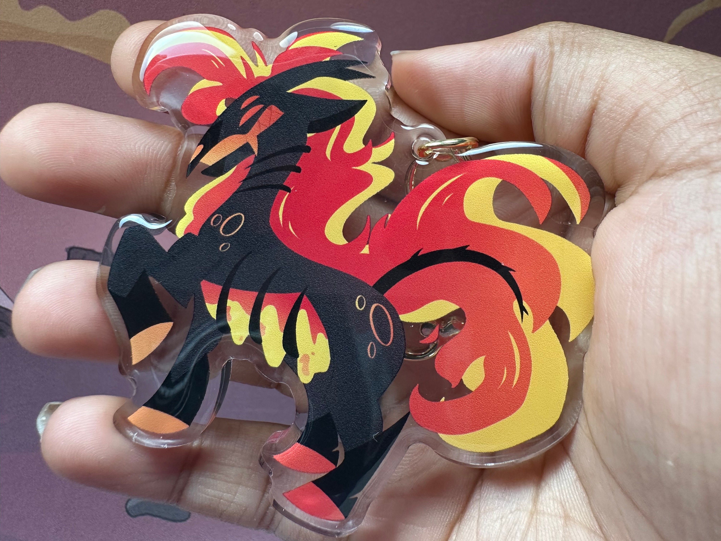 Striker Horse Bombproof Acrylic Keychain Helluva Boss Hazbin - Etsy UK