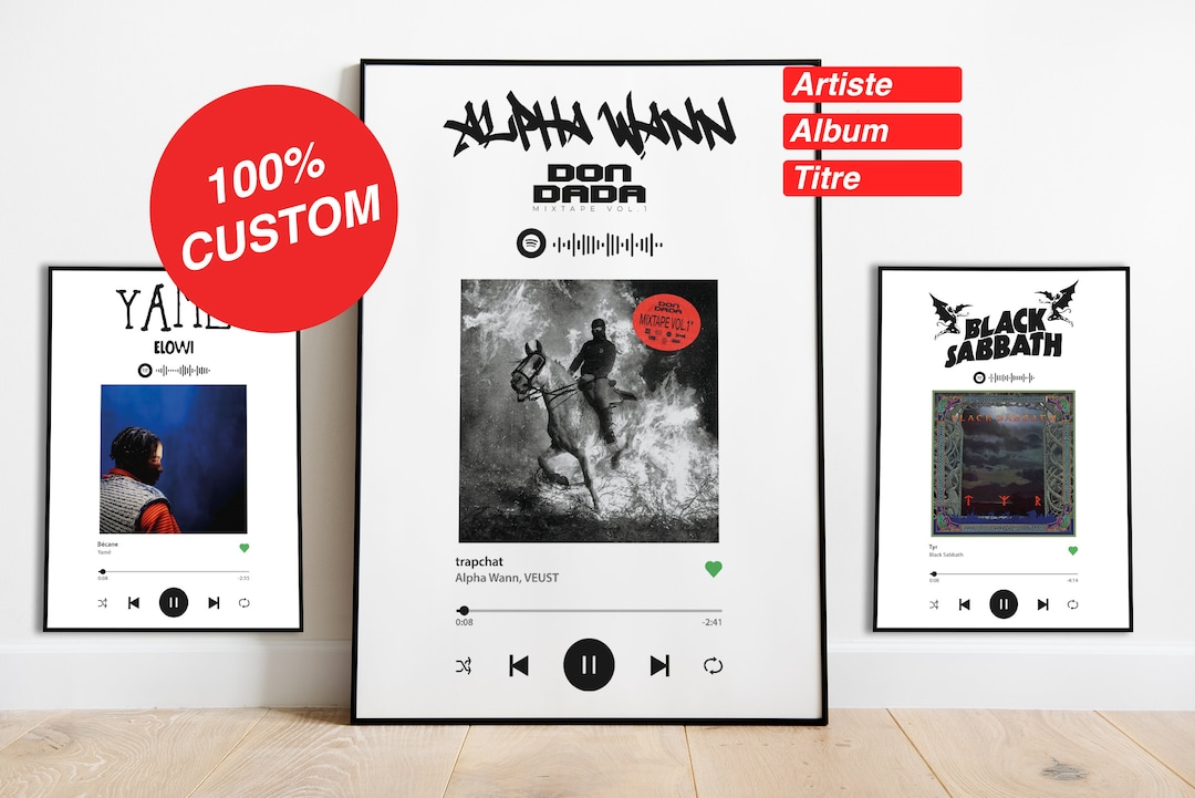Personalized Poster, Spotify Poster, Music Poster, Custom Poster ...