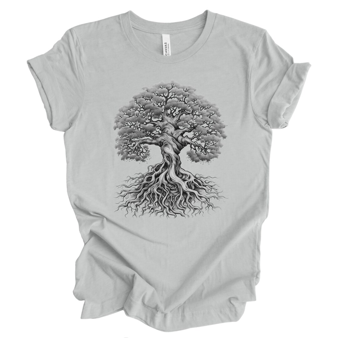 Tree of Life Shirt, Cool Tree T Shirt, Men's Graphic Tee, Woman's ...