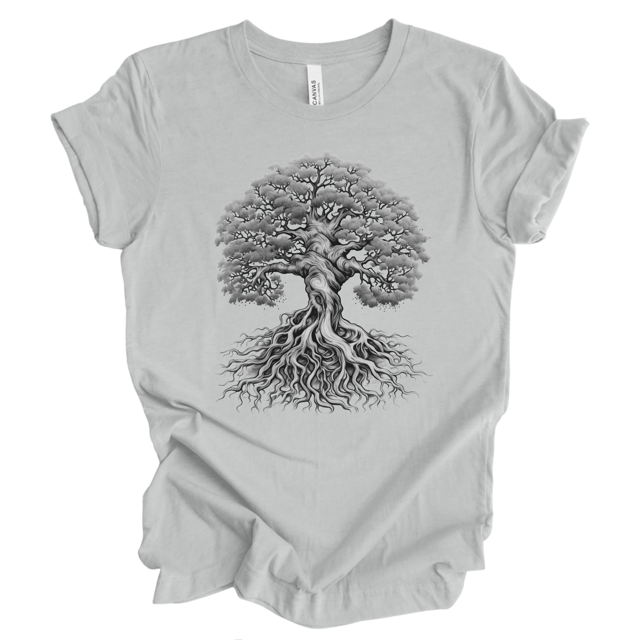 Tree of Life Shirt, Cool Tree T Shirt, Men's Graphic Tee, Woman's ...