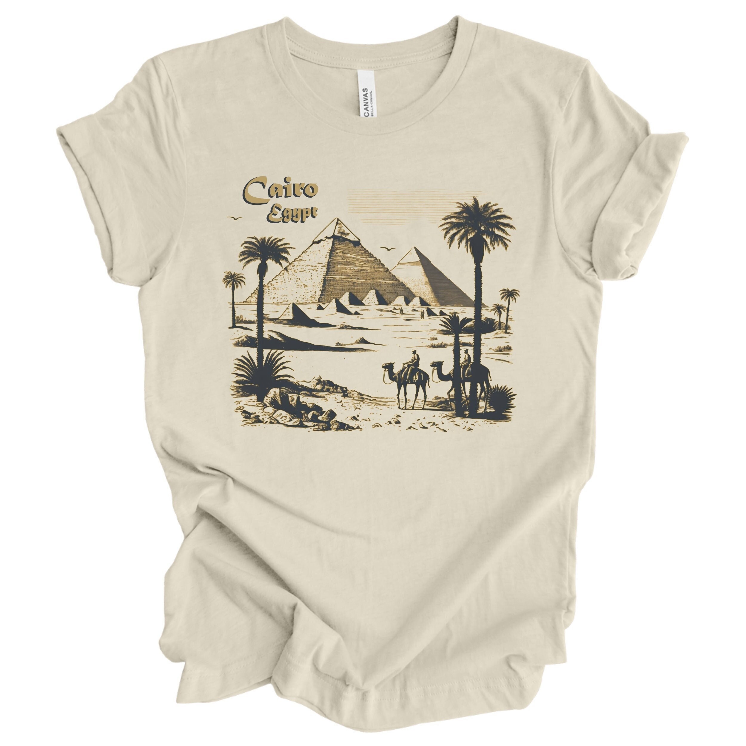 Cairo Egypt T Shirt, Egyptian Pyramids Shirt for Men or Women, Desert ...