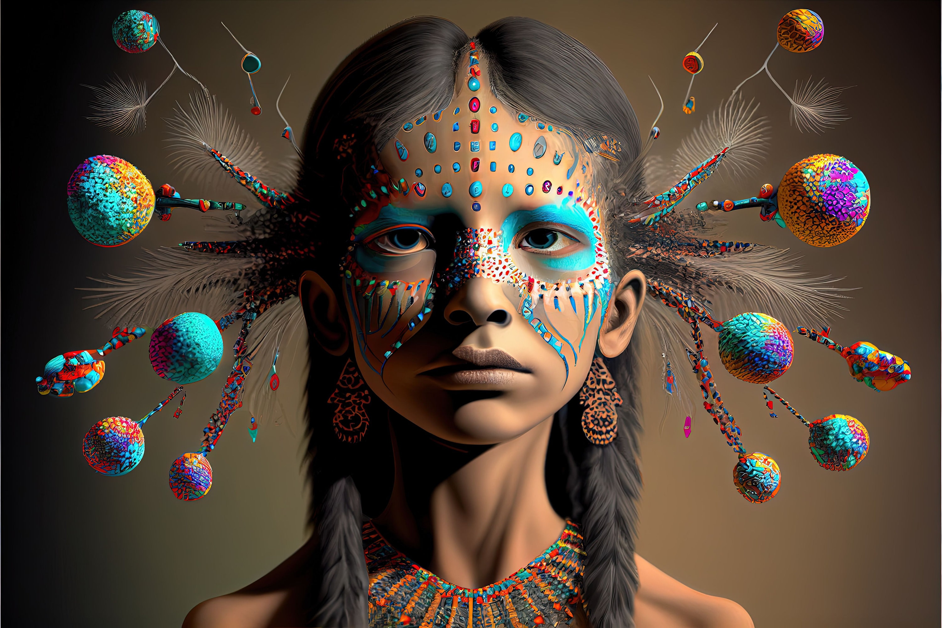 Multi-cultural Princes With A Psychedelic Twist AI Generated, AI Art ...