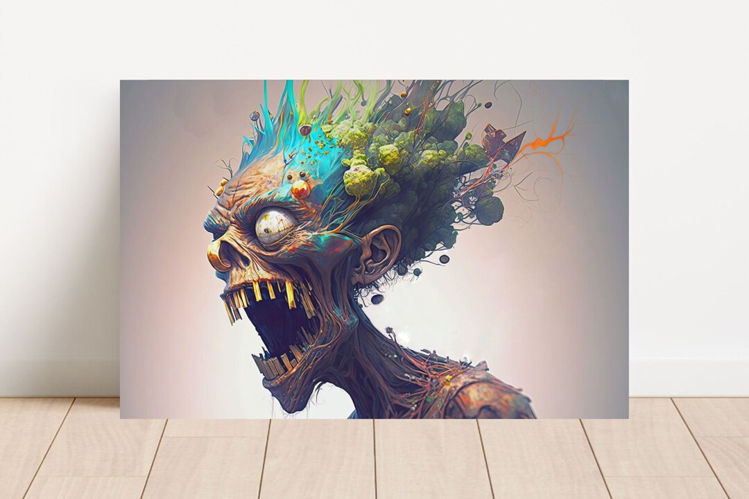 Adhd Monster AI Generated Art, Mind Art, Interesting Art, Room Décor ...