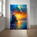 Impressionist Sunset AI Generated Art, Impressionist Art, Colorful ...