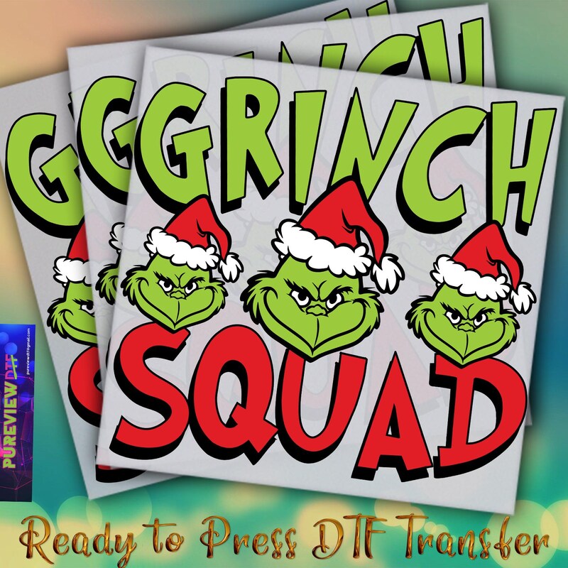 Grinch Squad Decals - Etsy