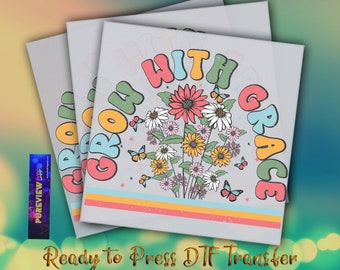 Go With the Flow Ready to Press Heat Transfer Designs, DTF Transfers ...