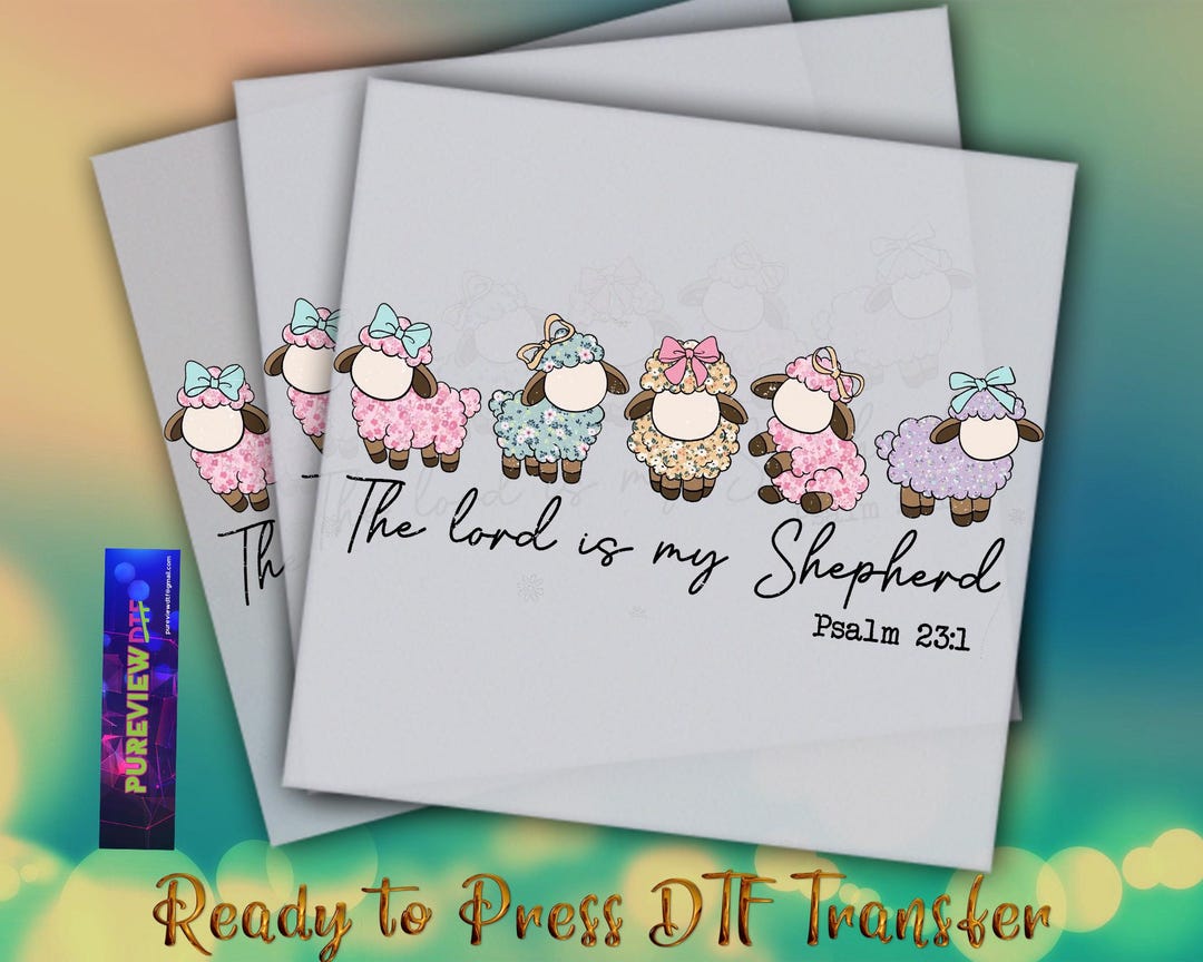 The Lord is My Shepherd, Easter Jesus, Easter Sublimation Design, Happy ...