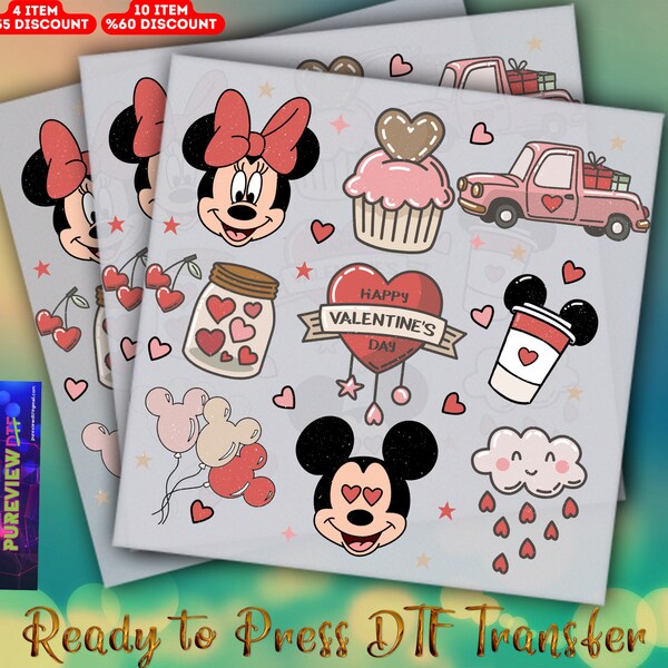 Mickey Mouse Screen Print Transfers - Etsy