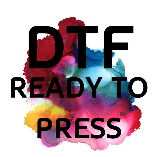Dtf Transfers Ready for Press - Etsy