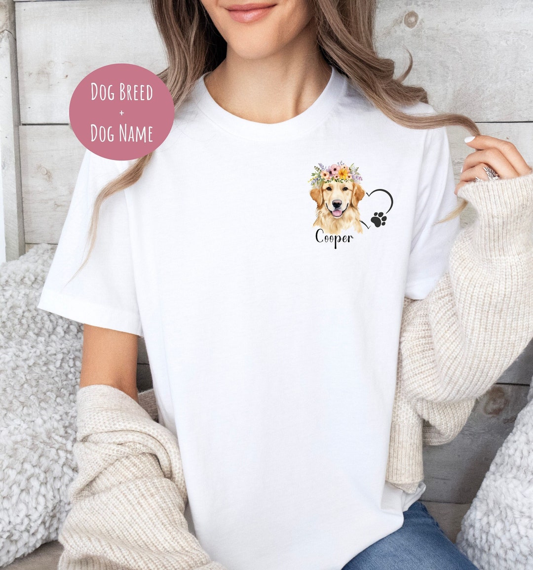 Custom Dog Tshirt, Custom Dog Name, Personalized Pet Tshirt, Custom Dog ...