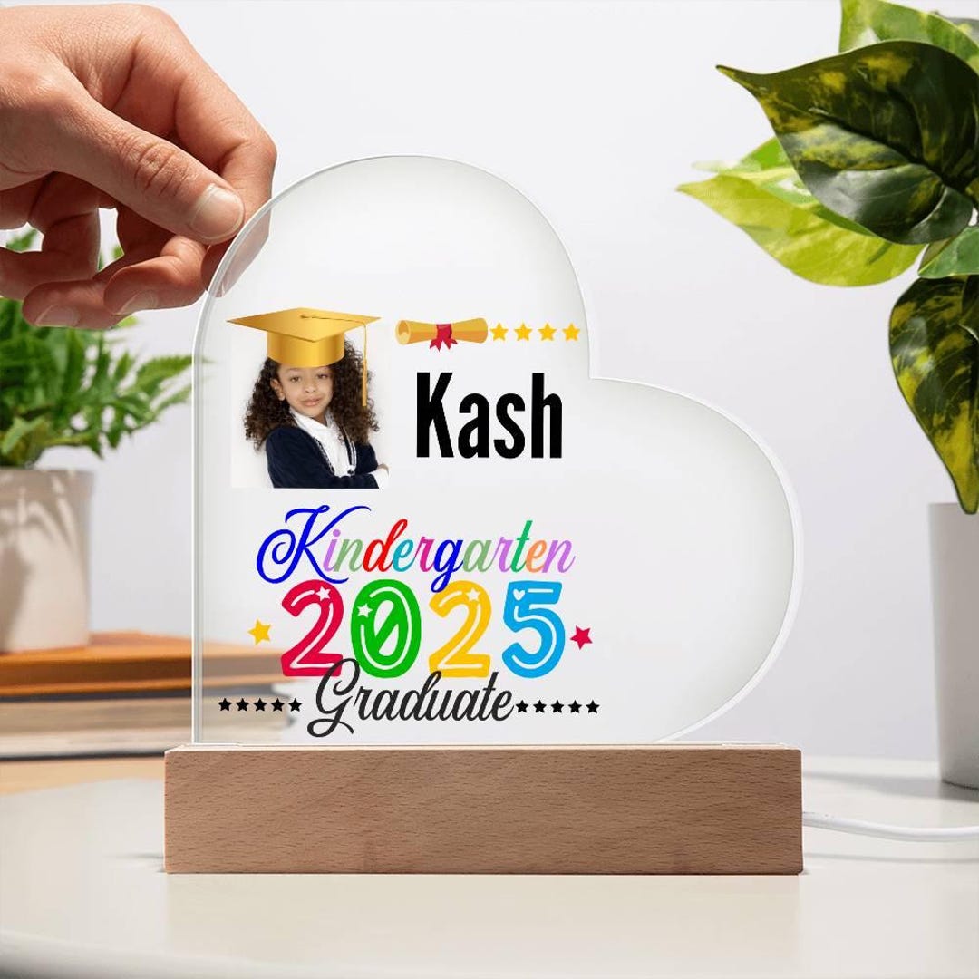 Personalized 2025 Kindergarten Graduate Acrylic Plaque. Kindergarten ...
