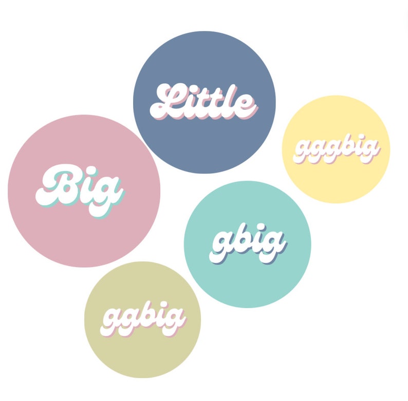 Big Little Buttons - CUSTOM - Etsy