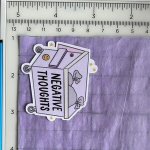 Negative Thoughts Dumpster Sticker - Etsy