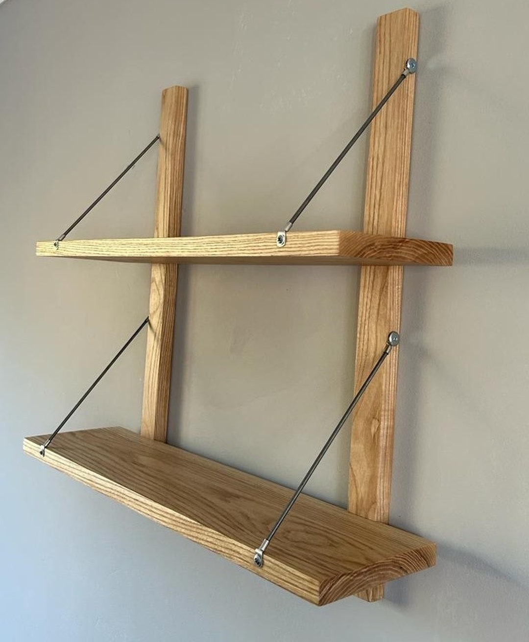 Scandinavian Style Wood Shelves| Ash Shelves|minimalist Contemporary ...