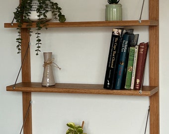 Scandinavian Style Oak Shelves Minimalist Contemporary Design Shelving ...