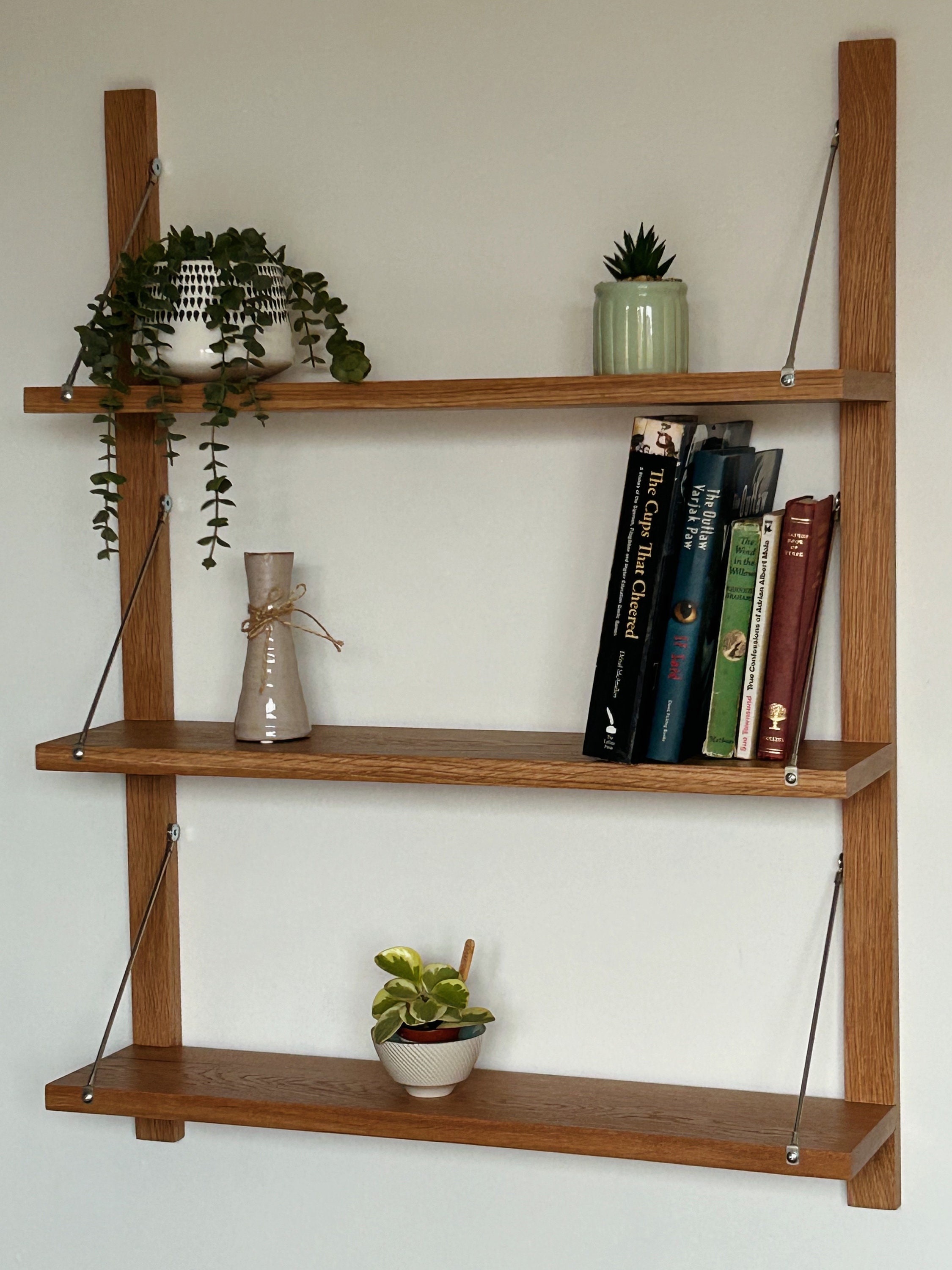 Scandinavian Style Oak Shelves | Minimalist Contemporary Design ...