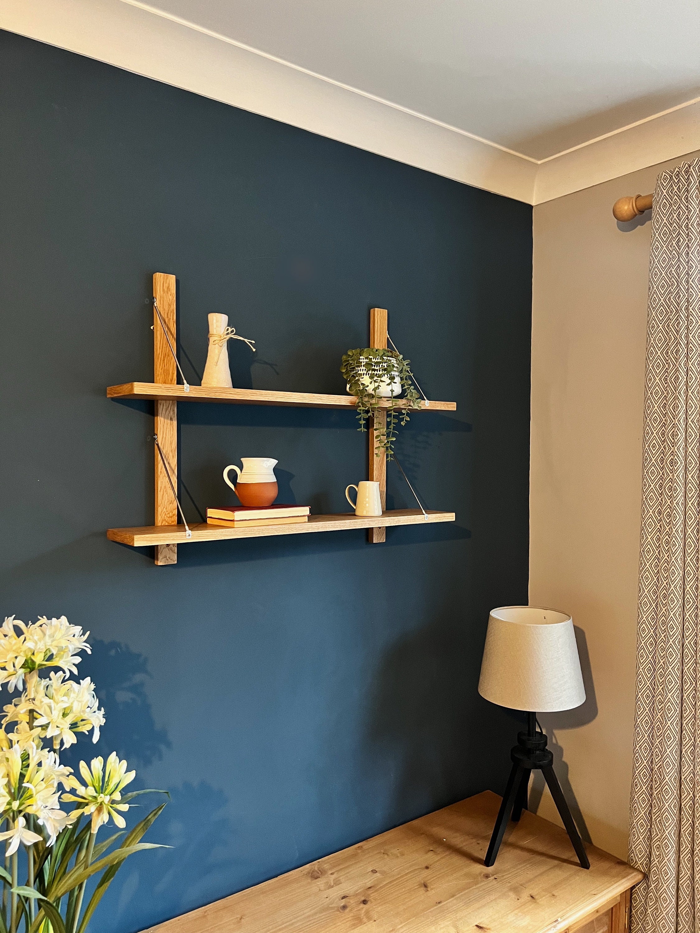Scandinavian Style Oak Shelves | Minimalist Contemporary Design ...