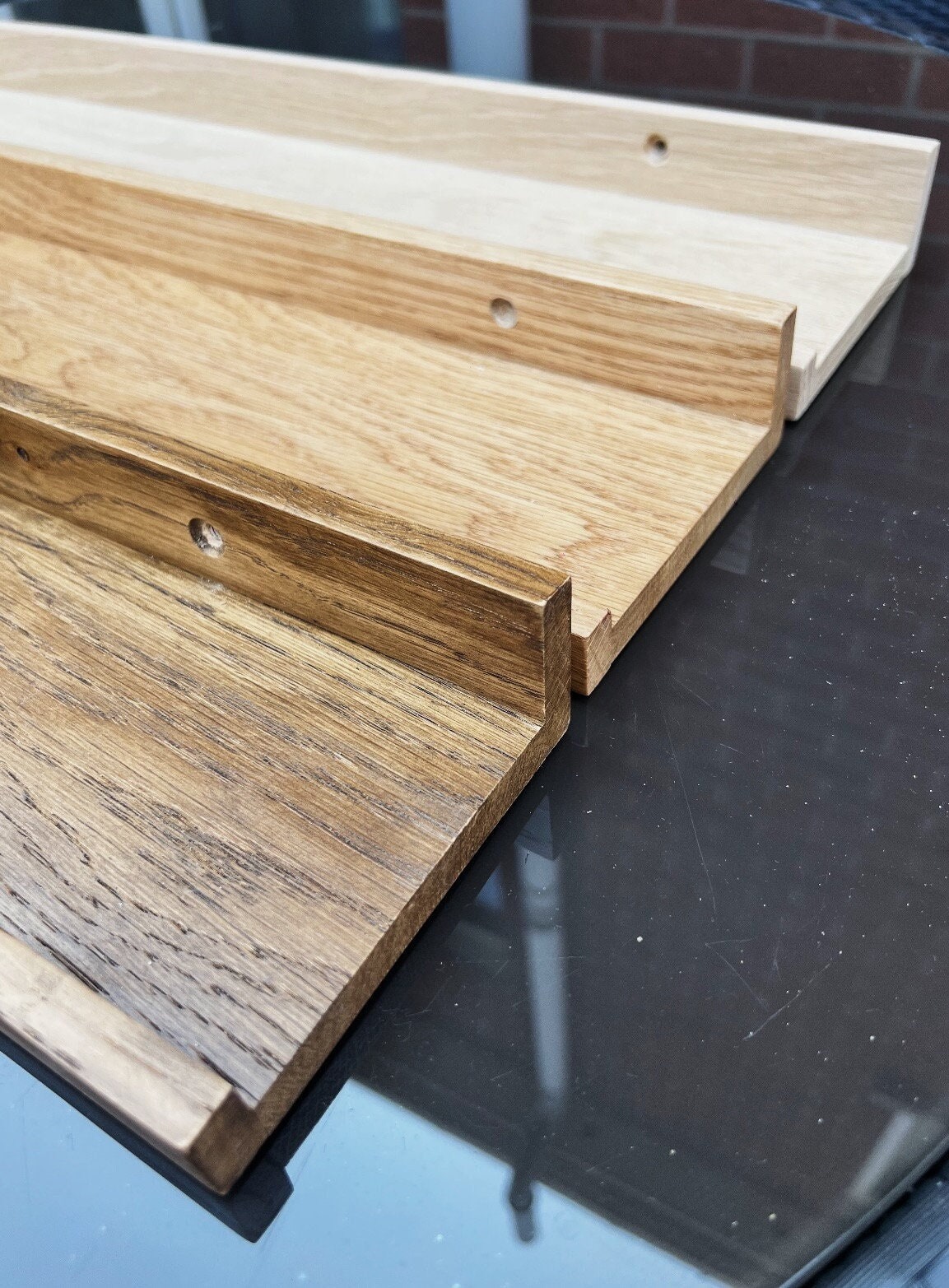 Scandinavian Style Oak Shelves | Minimalist Contemporary Design ...