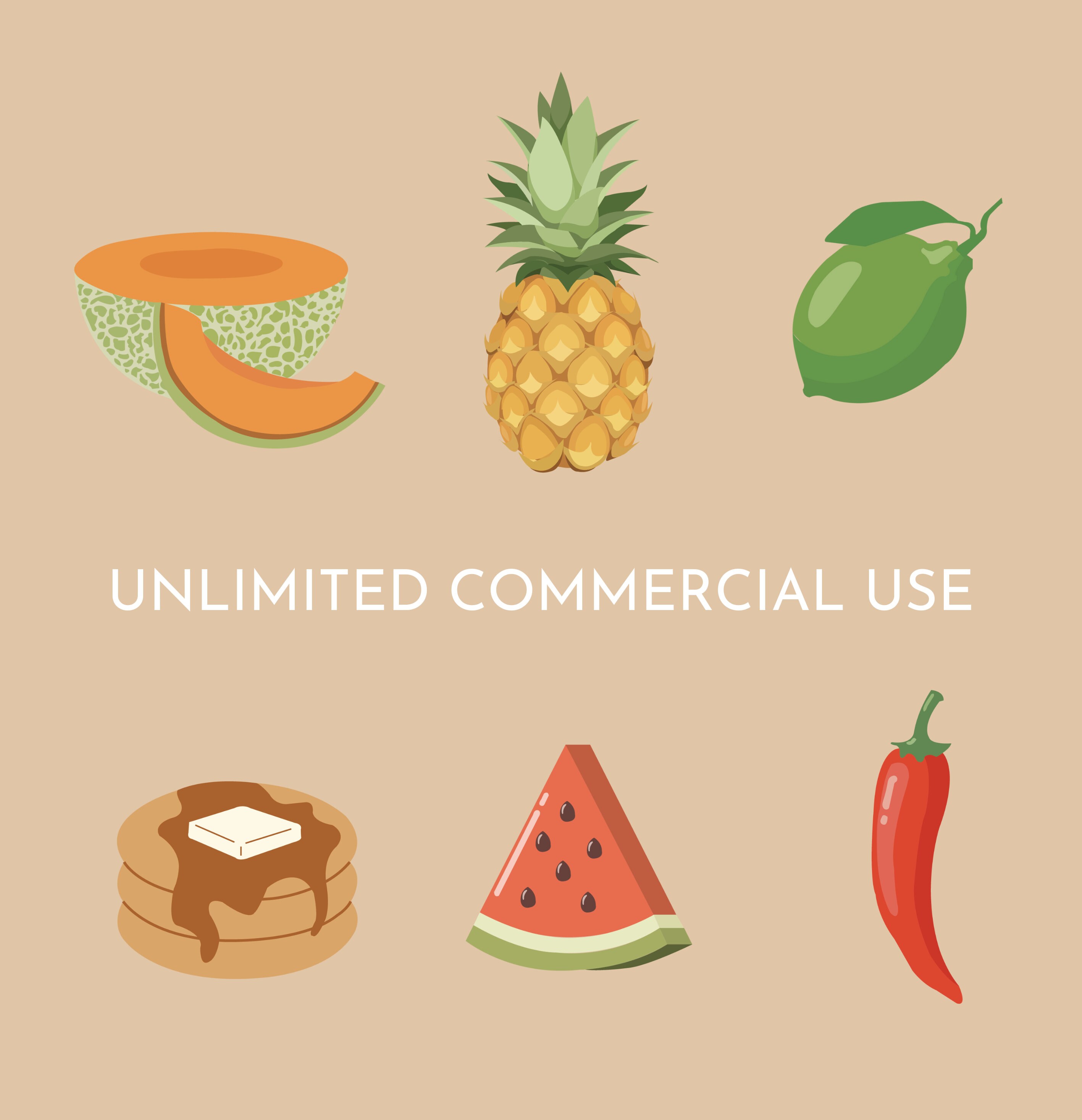 30 Food SVG Bundle - Files for Cricut or Silhouette - Clipart - Snack ...