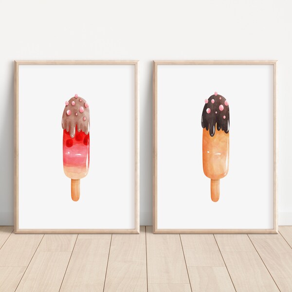 Popsicle Poster - Etsy